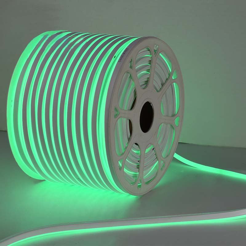 100ft RGB LED Neon Rope Light Multicolor DC 12v ip67 - Tekhol Flexible ...